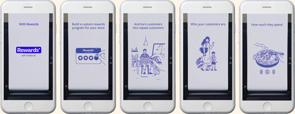 The Facebook Rewards Explainer Video Printed On One Single Long Receipt ...